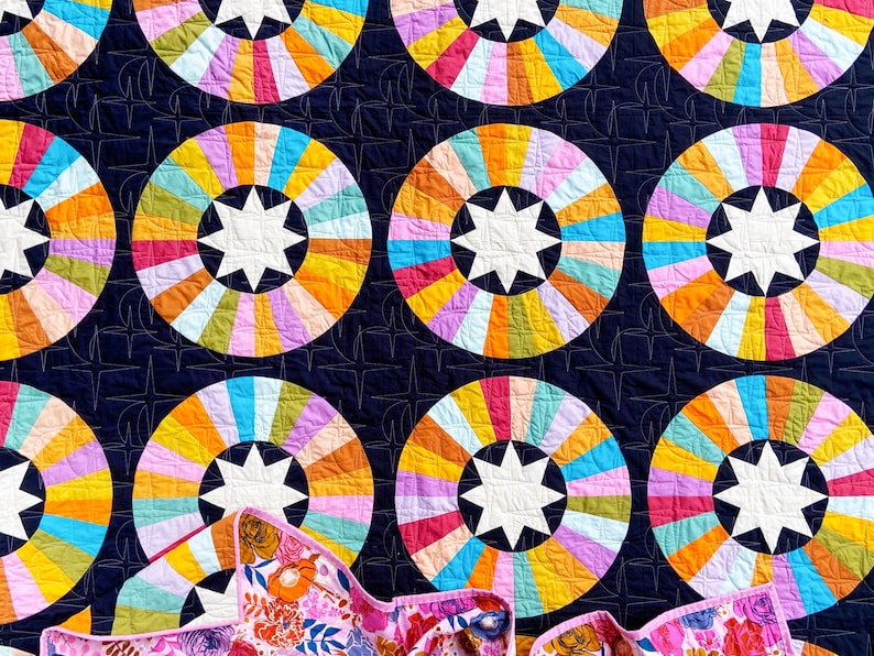 PDF Stars Above Quilt Pattern Download, Modern Star, Curves Quilt ...