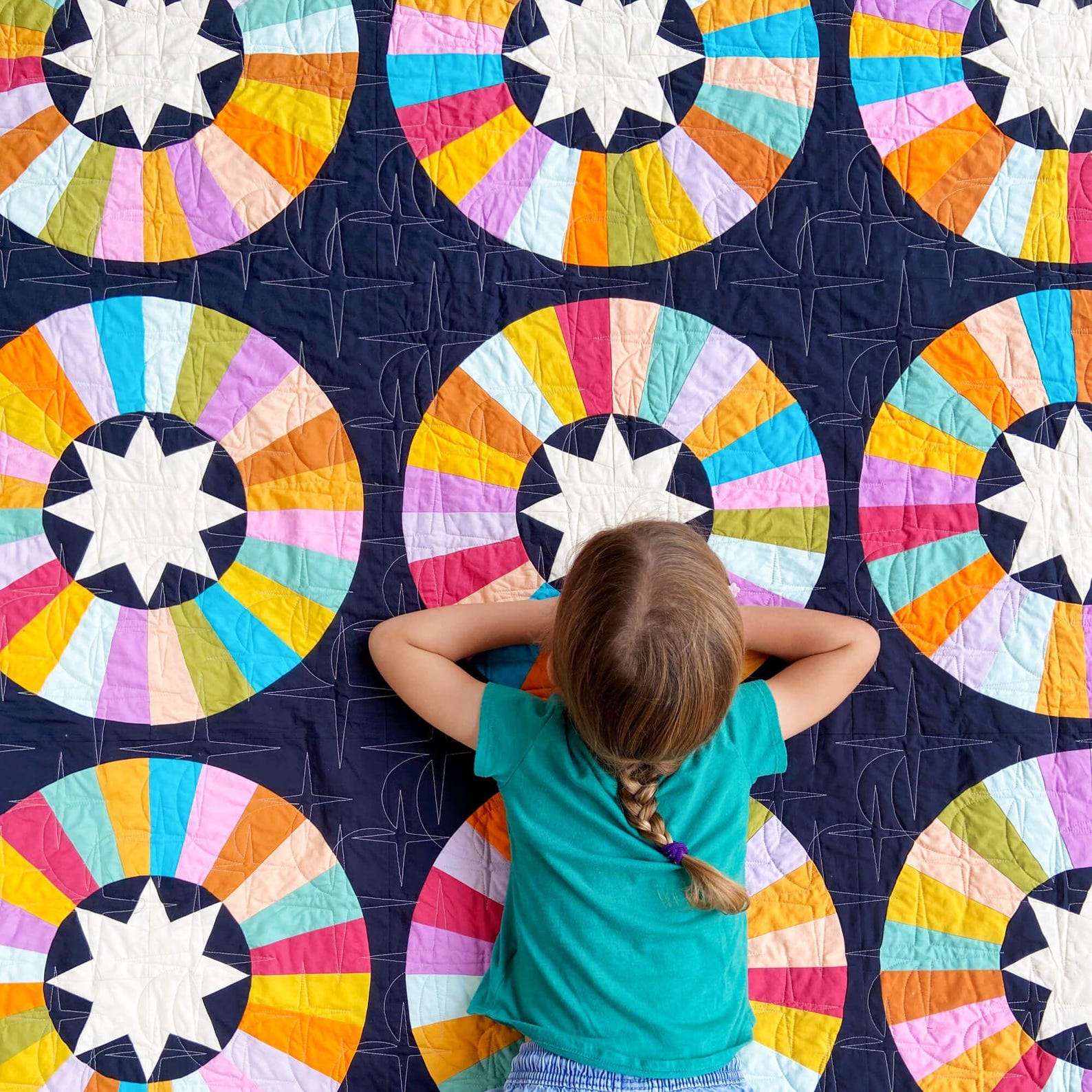 PDF Stars Above Quilt Pattern Download, Modern Star, Curves Quilt ...
