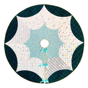 Brightest Star Tree Skirt, Beginner Curves Quilt (PDF Pattern) - Etsy