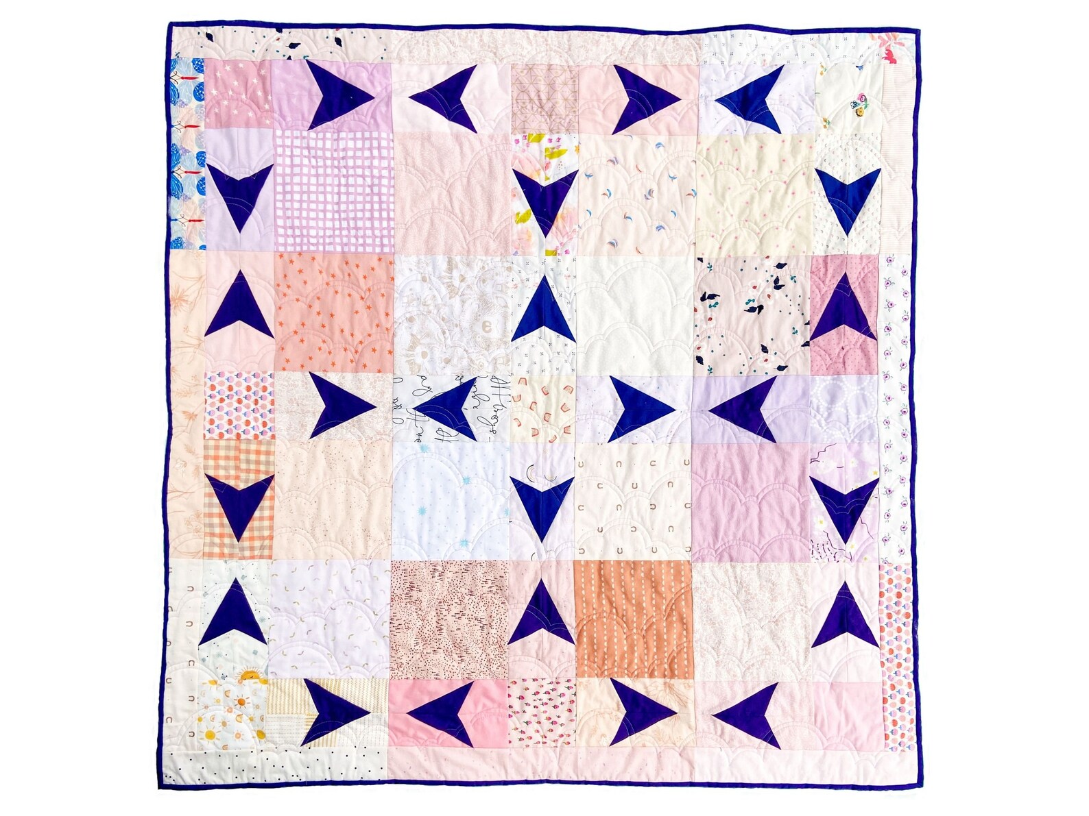 PDF Flight Quilt Pattern Download, Beginner Foundation Paper Piecing ...