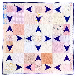 PDF Flight Quilt Pattern Download, Beginner Foundation Paper Piecing ...