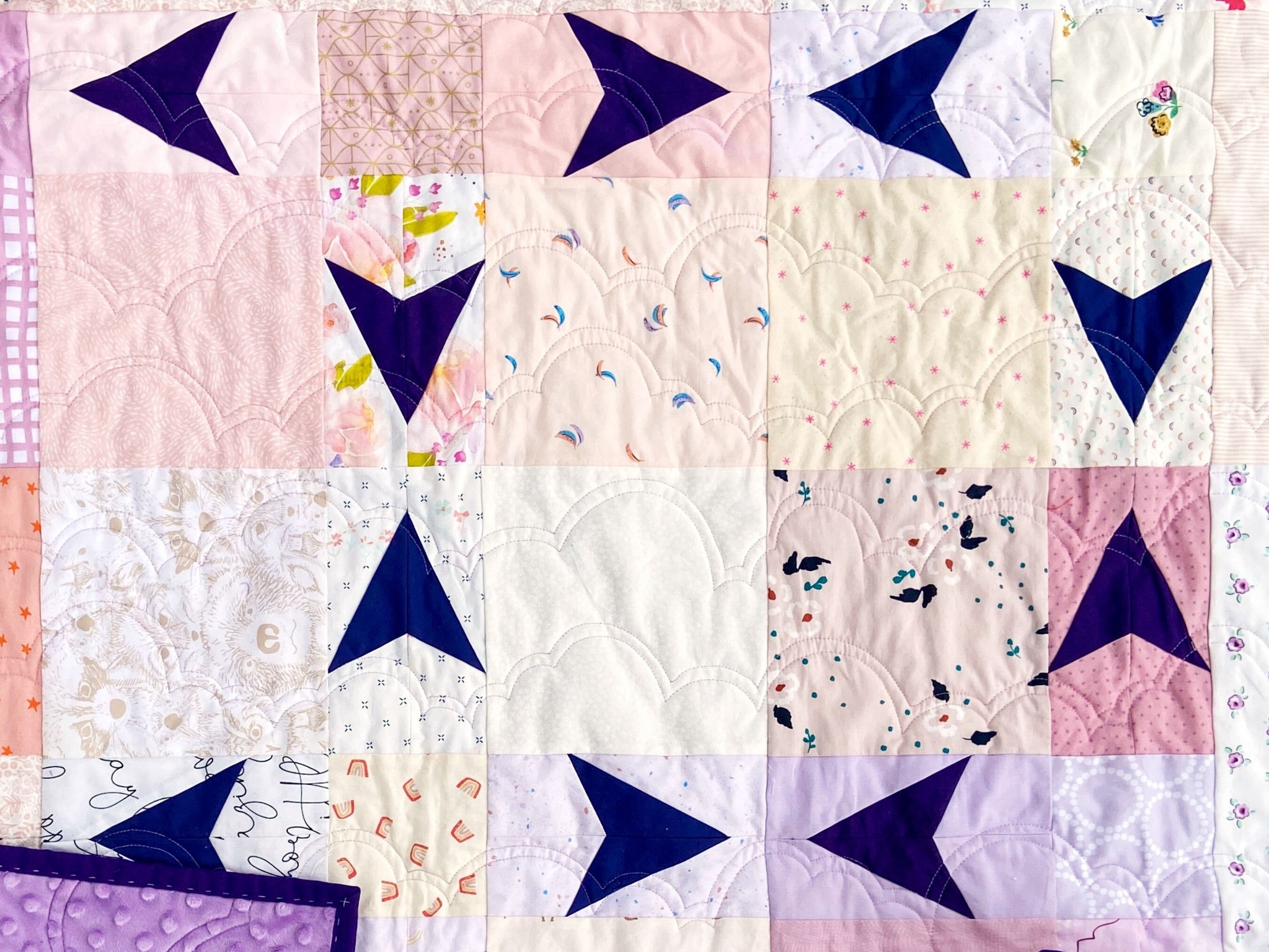PDF Flight Quilt Pattern Download, Beginner Foundation Paper Piecing ...