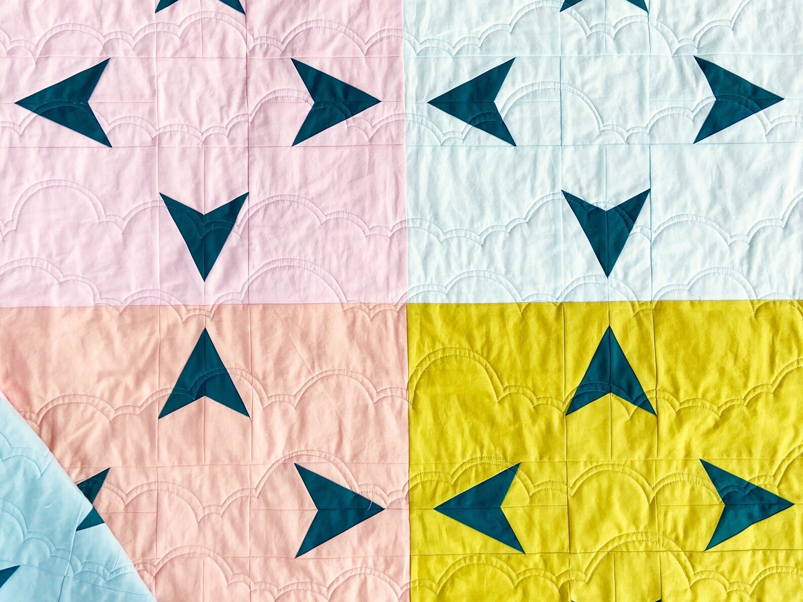 PDF Flight Quilt Pattern Download, Beginner Foundation Paper Piecing ...