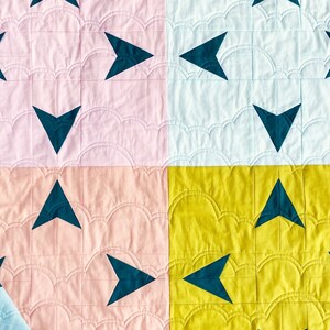 PDF Flight Quilt Pattern Download, Beginner Foundation Paper Piecing ...