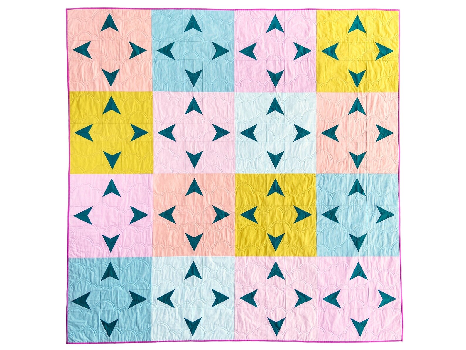 PDF Flight Quilt Pattern Download, Beginner Foundation Paper Piecing ...