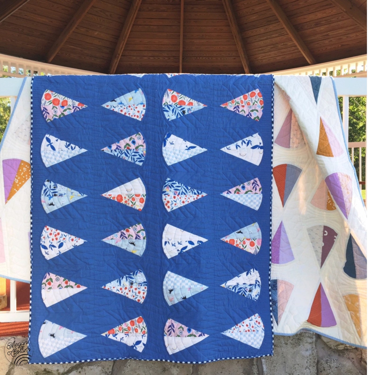 PDF in the Sky Quilt Pattern Download Modern Quilt Curve - Etsy