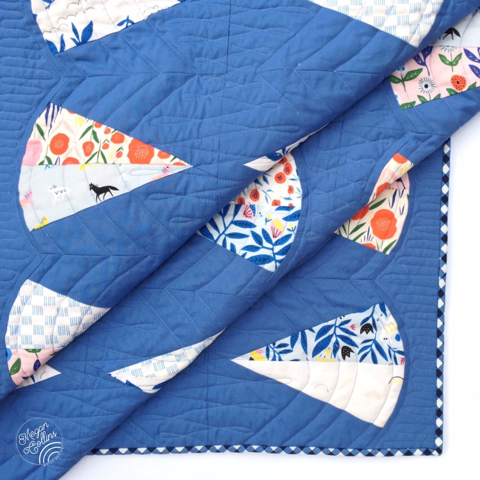 PDF in the Sky Quilt Pattern Download Modern Quilt Curve - Etsy