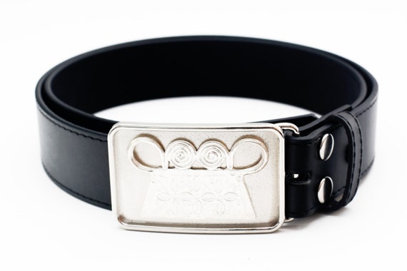 Hmong Tribal Soul Lock Belt Soul Lock Belt 100% Black | Etsy