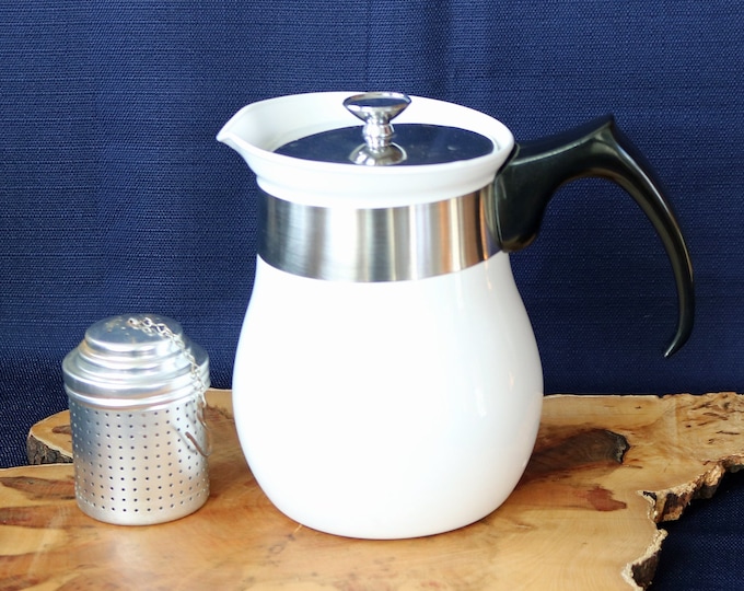 Corning Ware Centura 6 Cup Beverage Maker/teapot/kettle With Lid and ...