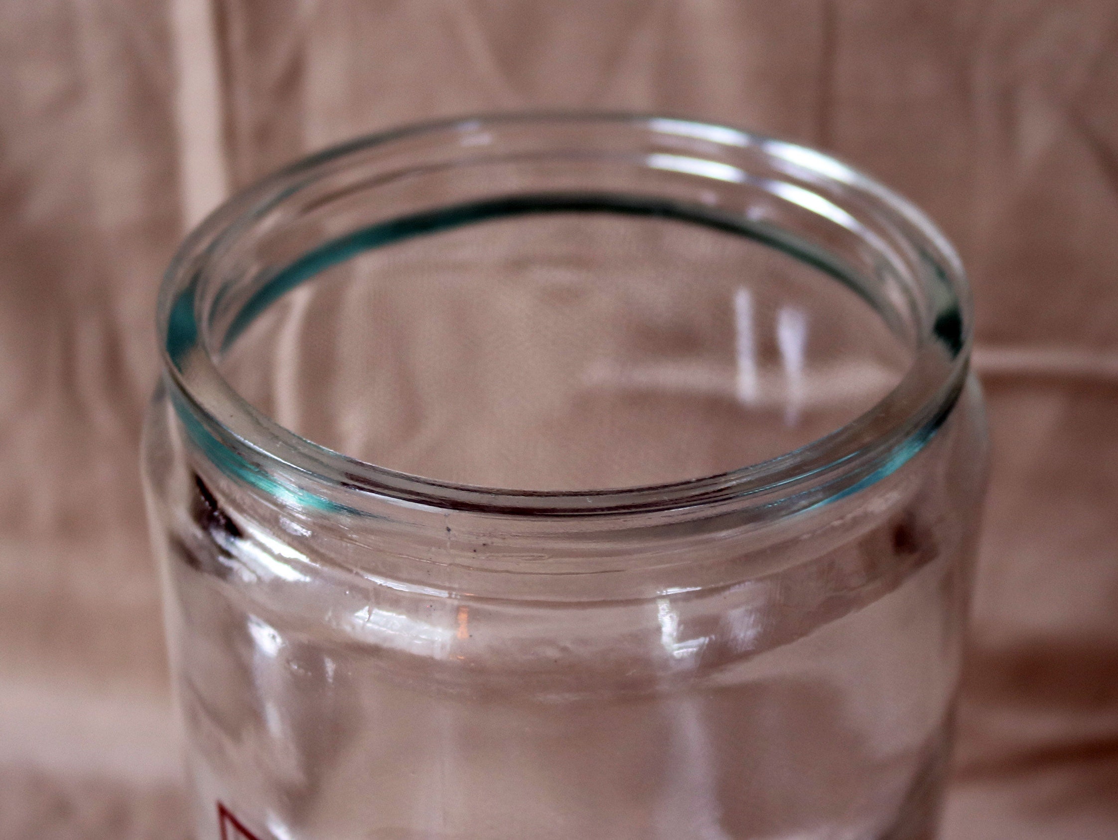 Clear Glass Medical Jar/canister With Metal Lid Applicators - Etsy Norway
