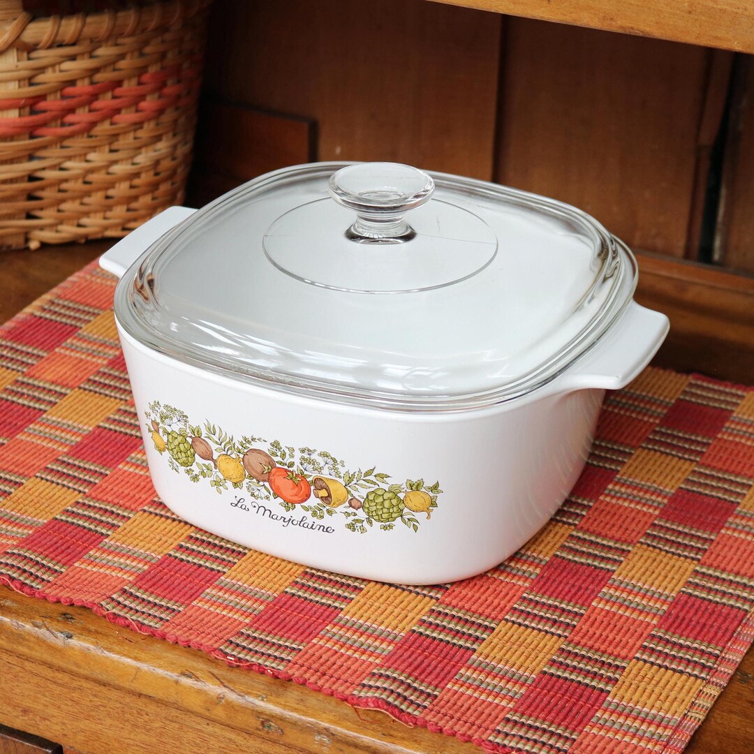 3 Quart Spice O' Life Corning Ware Three 3 Quart Casserole Saucepan ...