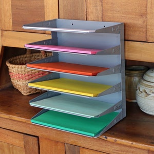 Vertical Industrial/office File/paper/magazine Organizer ~ Six (6) Tier ...
