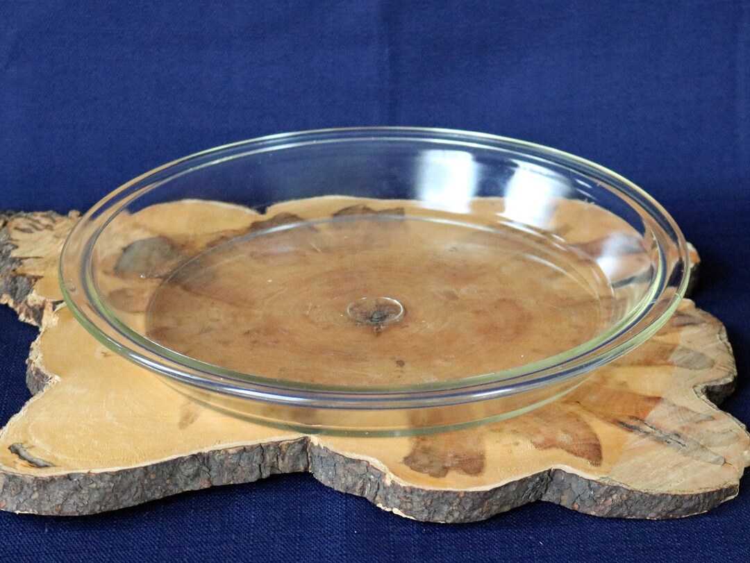 10" Antique Pyrex ~ 210 Clear Glass 10 Inch Pie Plate/pan - Baking Dish ...