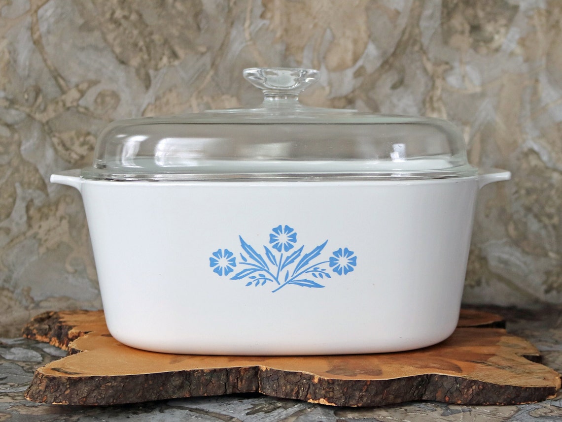 Five 5 Quart Dutch Oven Corning Ware Blue Cornflower - Etsy