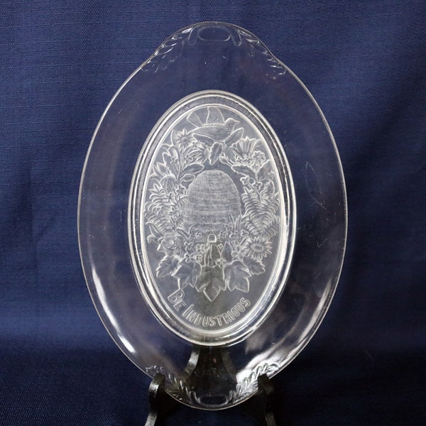 Crystal Glass Plate - Etsy