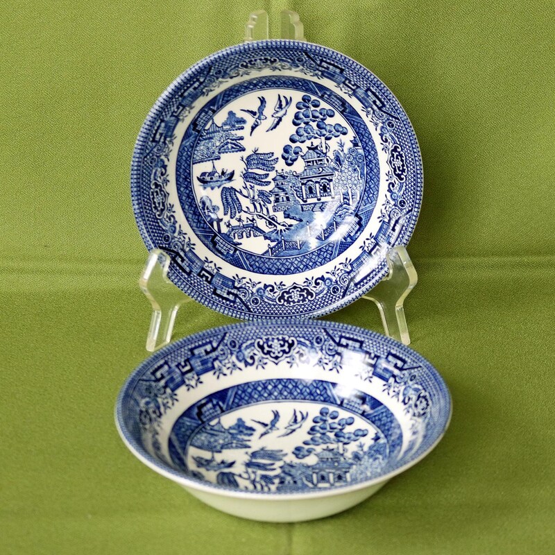 Churchill Blue Willow - Etsy