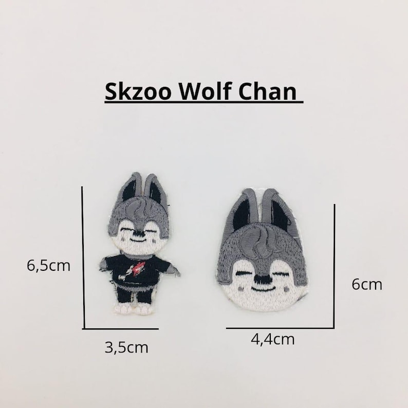 1 Pair Stray Kids Skzoo (full Body and Head) Iron on Embroidered Patch ...