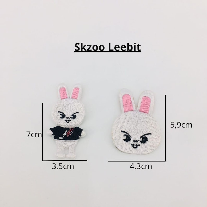1 Pair Stray Kids Skzoo (full Body and Head) Iron on Embroidered Patch ...