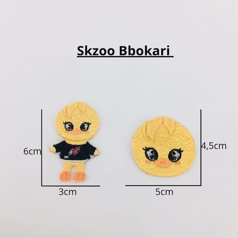 1 Pair Stray Kids Skzoo (full Body and Head) Iron on Embroidered Patch ...
