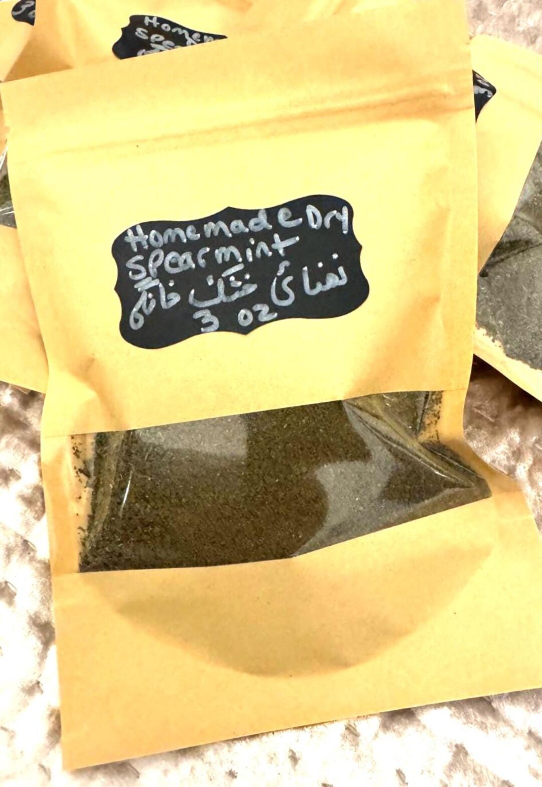 Dry Spearmint Nahna, Mentha Spicata, Common Mint, Aromatic Herb ...