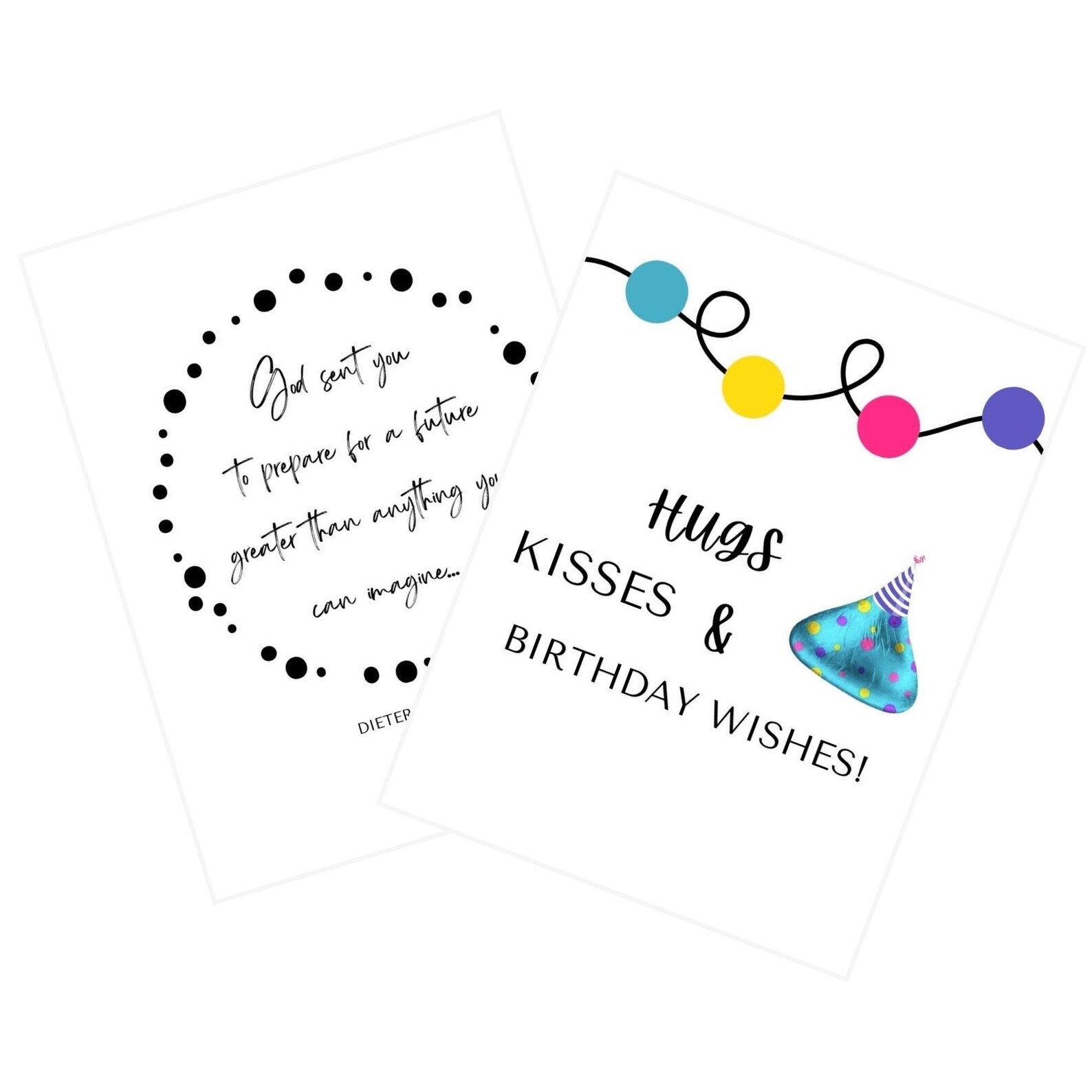 Hugs Kisses and Birthday Wishes, Happy Birthday LDS Ministering Gift ...