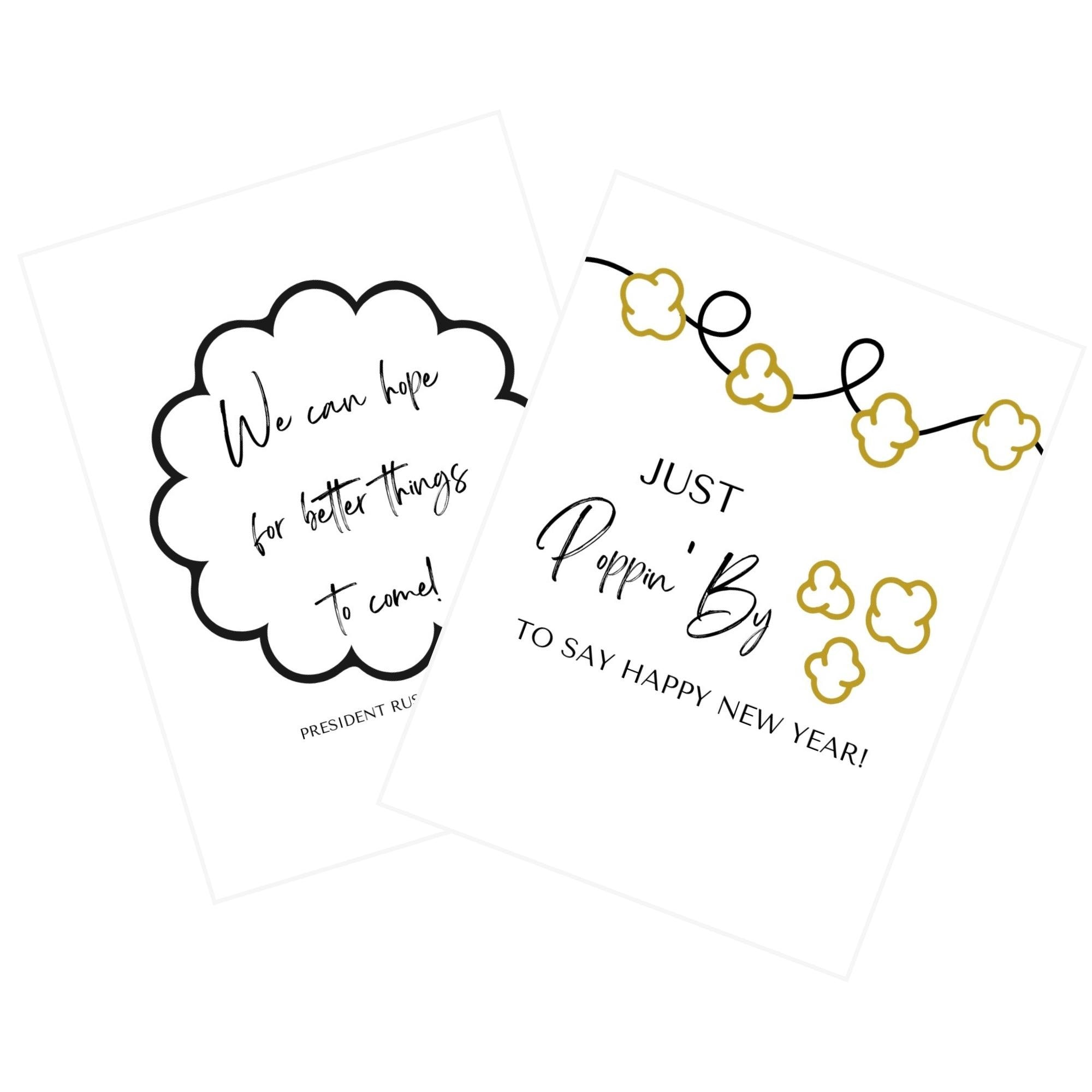 January Happy New Year, LDS Ministering Gift Idea, Primary Gift Idea ...