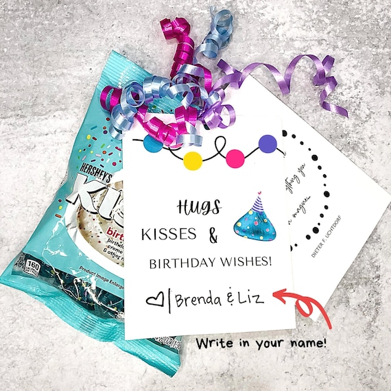 Hugs Kisses and Birthday Wishes Happy Birthday LDS - Etsy