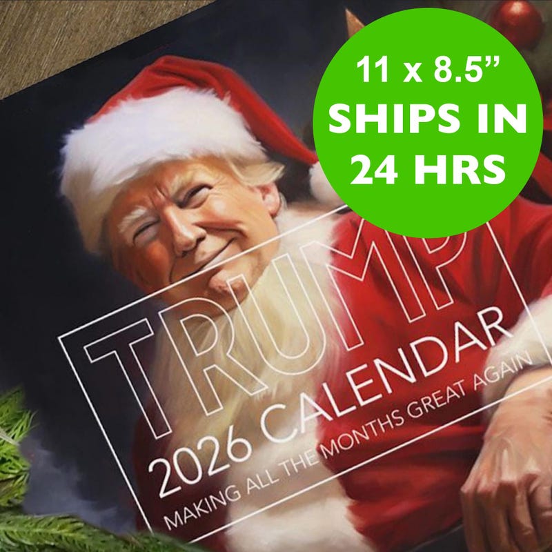 Trump 2026 Trump Wall Calendar - Etsy