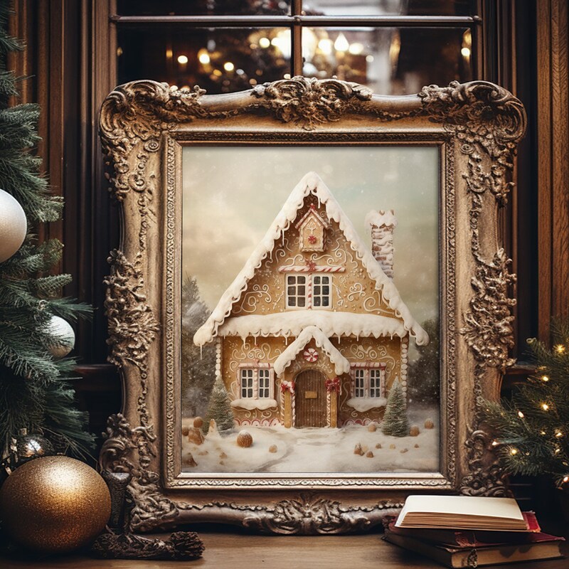 Gingerbread Wall Art - Etsy