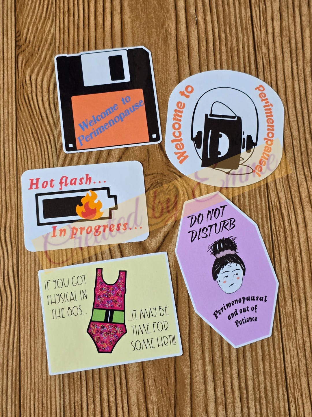 Funny Original Perimenopause Stickers / Funny Stickers for Women Over ...