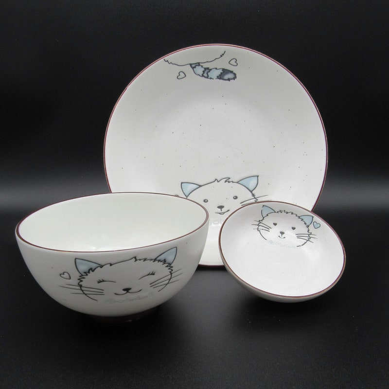 Cat Dinnerware Sets - Etsy