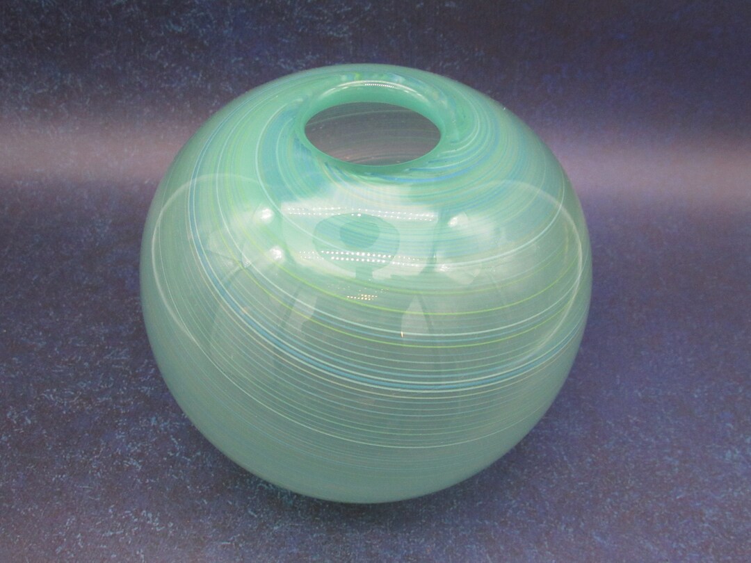 Dansk Mezza Filigrana Round Glass Vase - Etsy