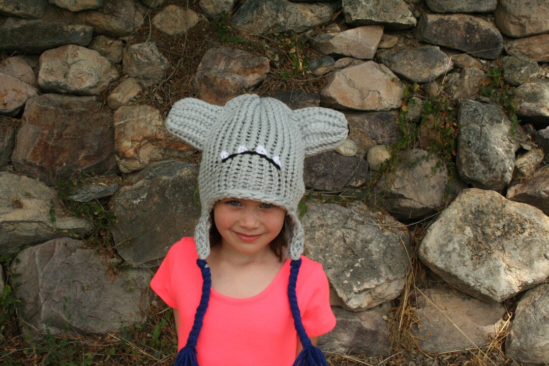 Hammerhead Shark Earflap Hat - Etsy