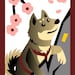 Hanafuda Hiking Dogs - Sakura (cherry), Climbing - Etsy