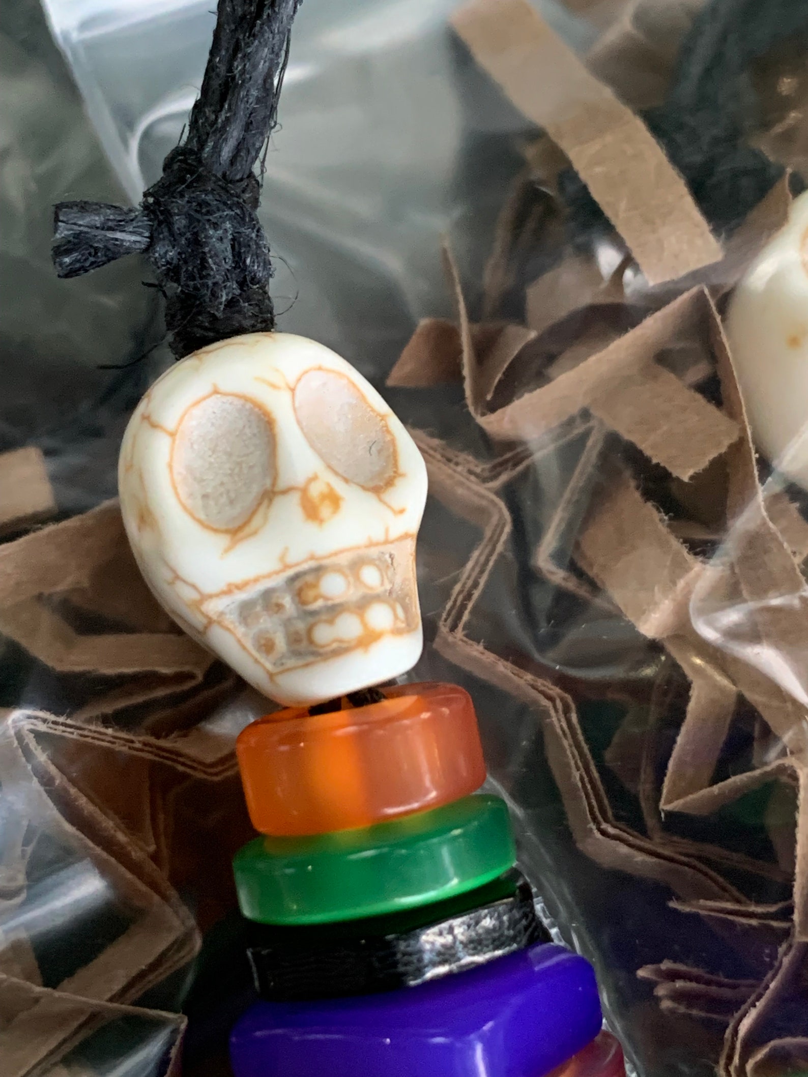 Halloween Themed Button Tree Ornament With Skull Topper - Etsy