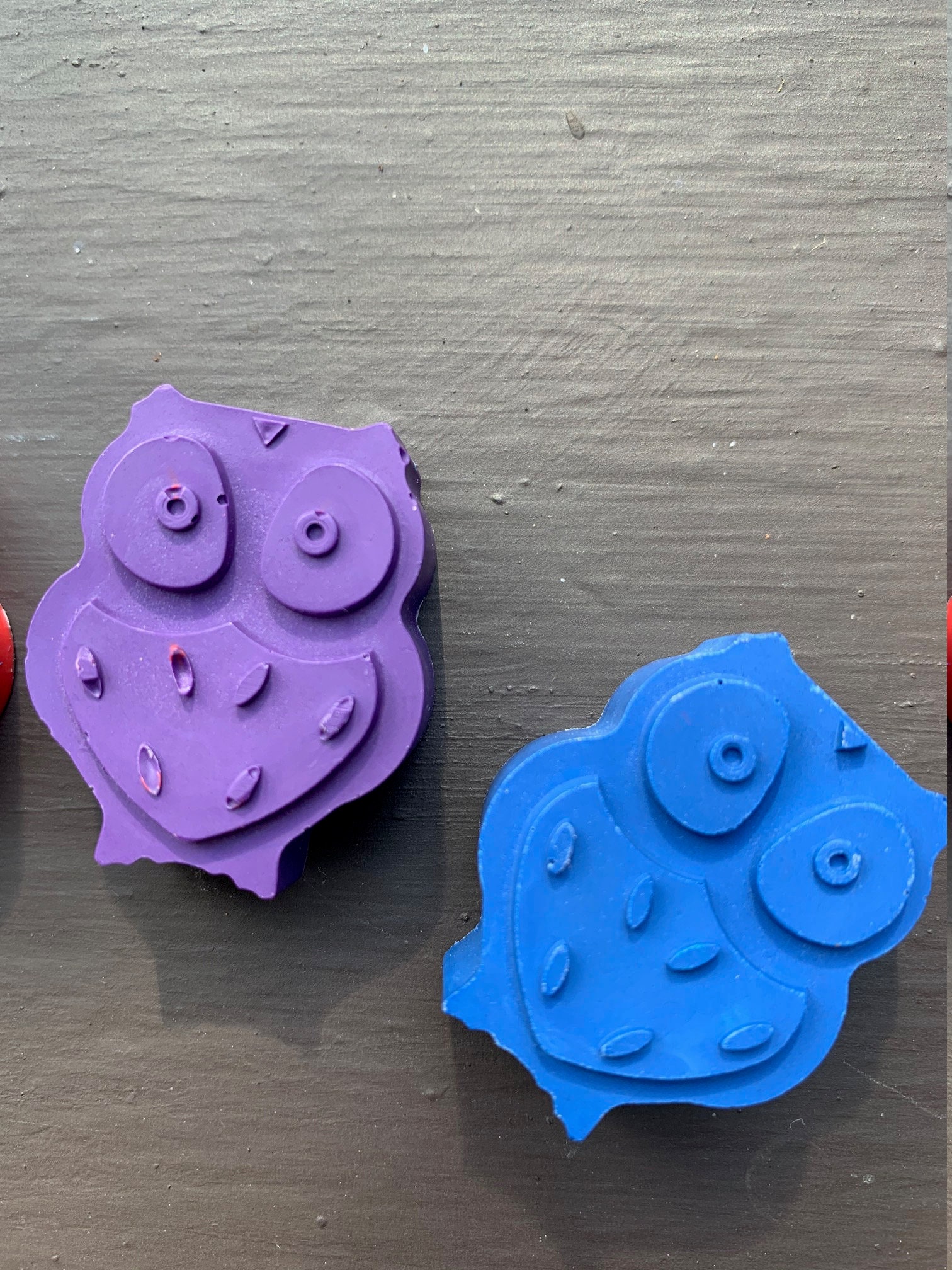 Owl Crayons Set of 5 Great for Party Favors and Stocking | Etsy