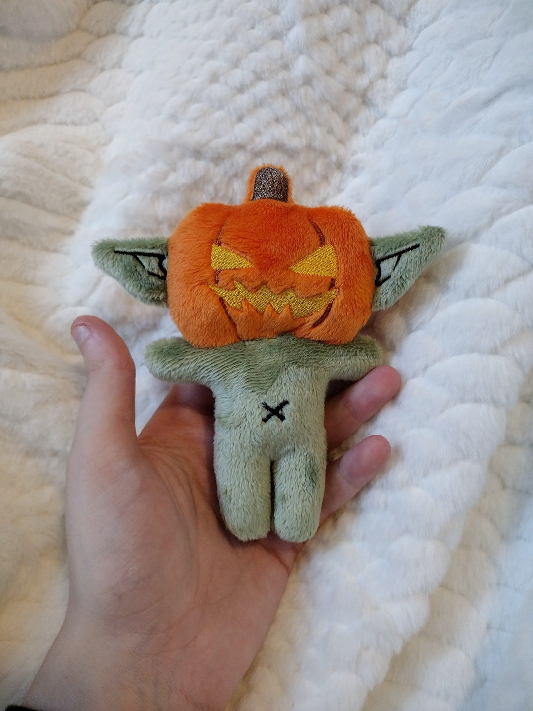 Pumpkin Goblin Plush, Goblin, Devil Plush, RPG Plush, Dungeons and ...