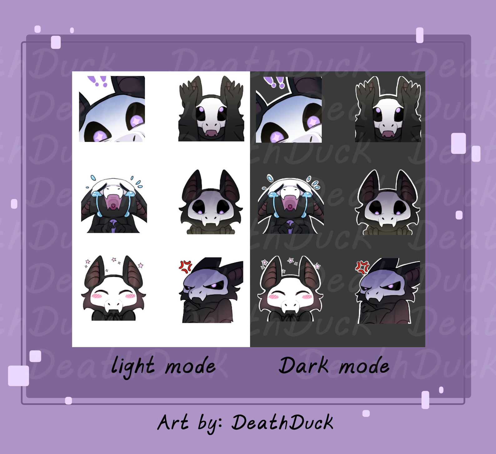Bitz the Bat Emote Pack, Emoji Pack, Twitch, Discord, Youtube ...