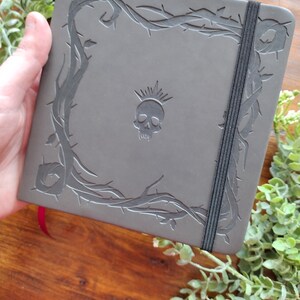 Lich Notebook, PU Leather Notebook, Blank Notebook, Journal, Undead ...