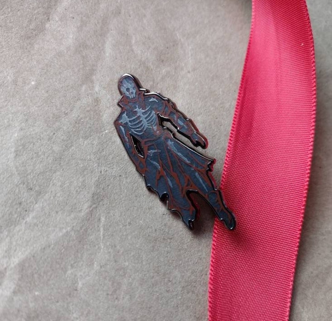 Nightmare Wizard Pin, Warlock, Skeleton Pin, Skeleton, Skull Pin ...