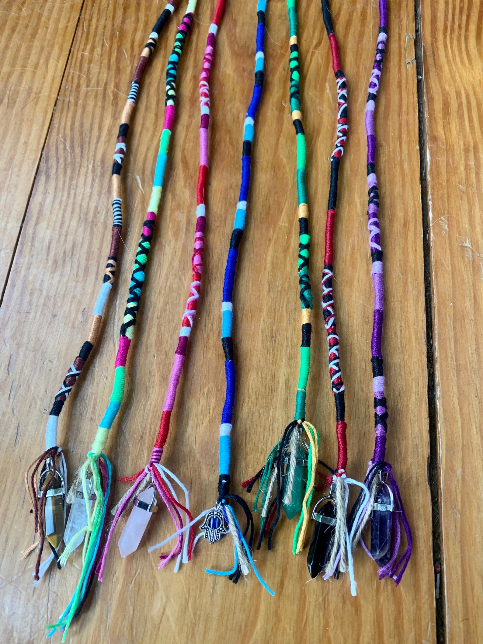 HAIR WRAPS Boho Hair Wraps Intention Hair Wraps Spelled Hair Wraps - Etsy