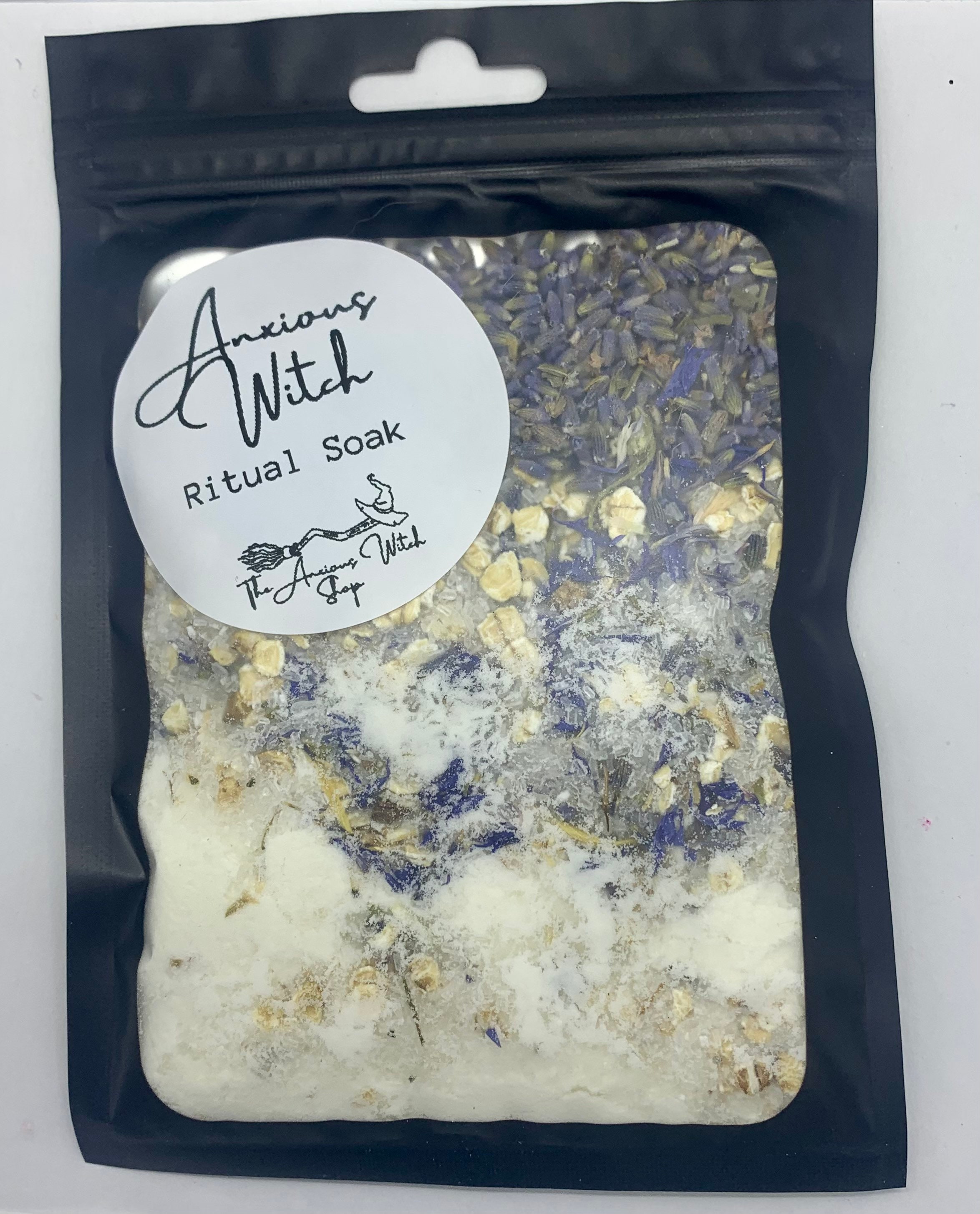 ANXIOUS WITCH Ritual Bath Soak Bath Herbs Bath Salts - Etsy