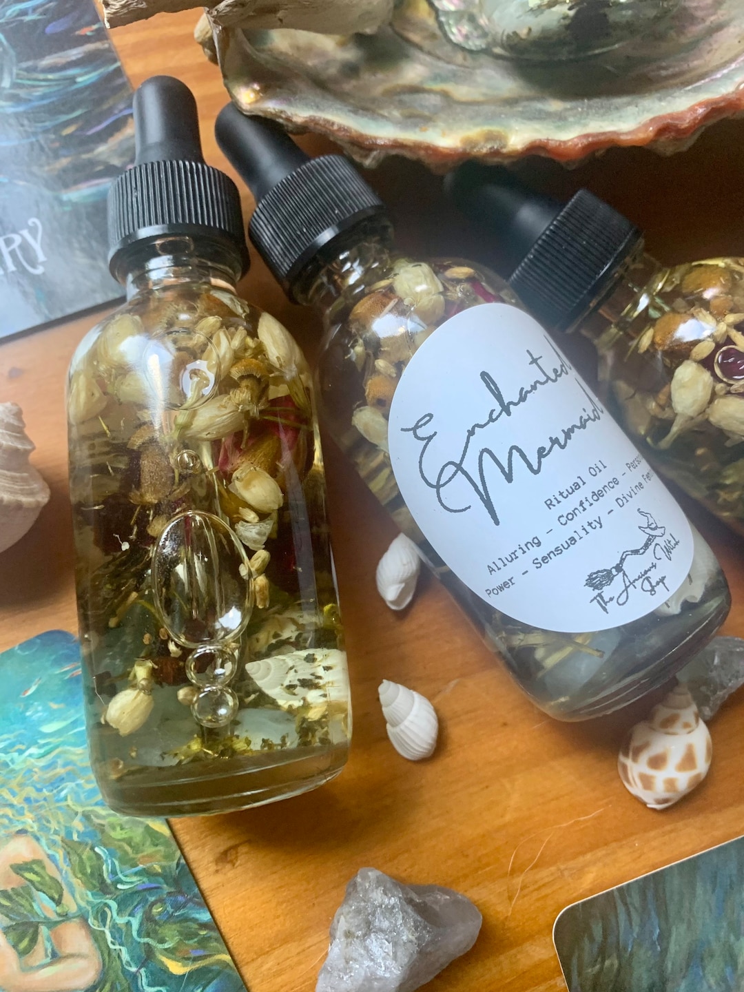 Enchanted Mermaid Ritual Oil - Mermaid Energy - Confidence Boosting ...