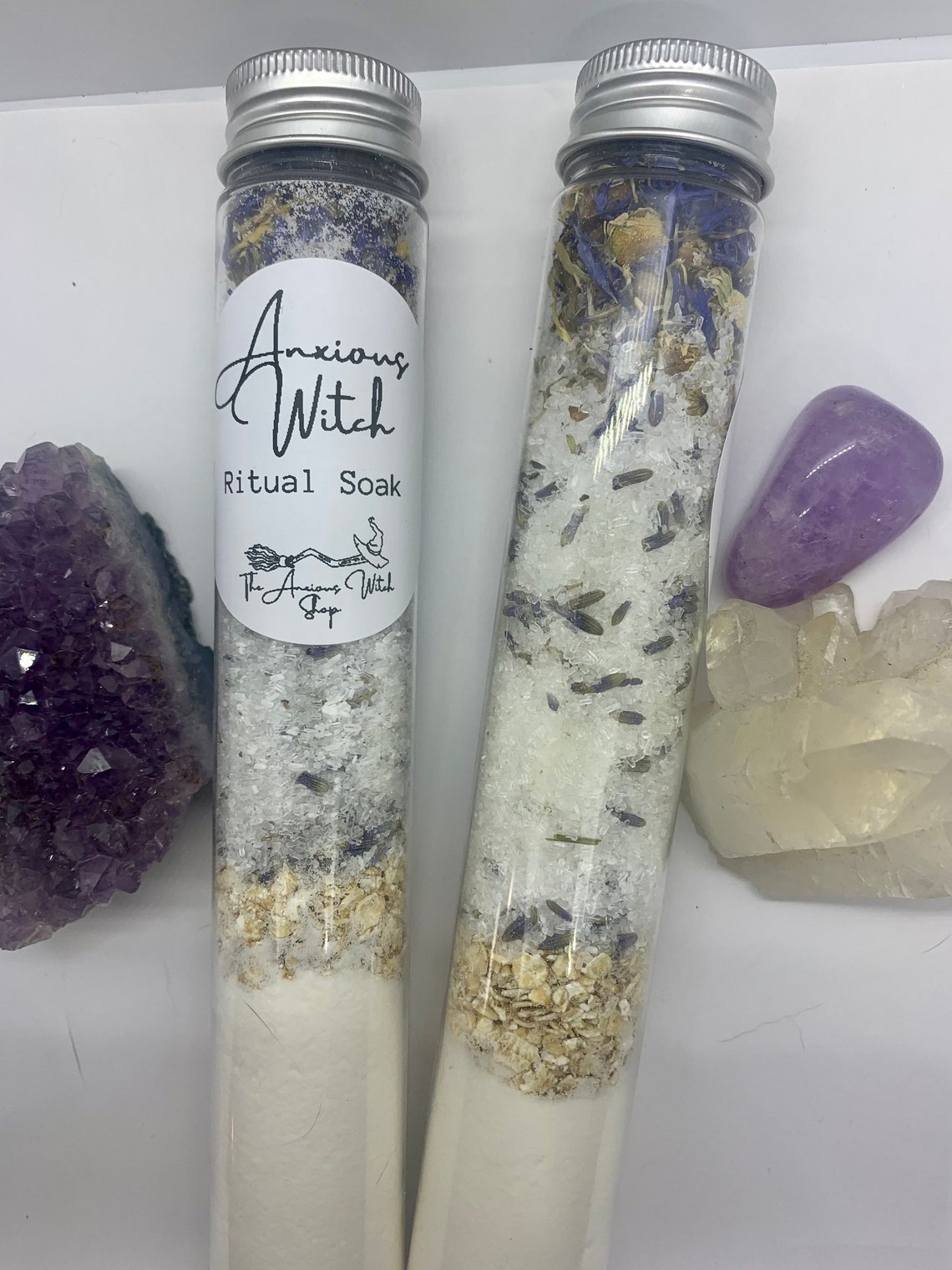 ANXIOUS WITCH Ritual Bath Soak Bath Herbs Bath Salts - Etsy