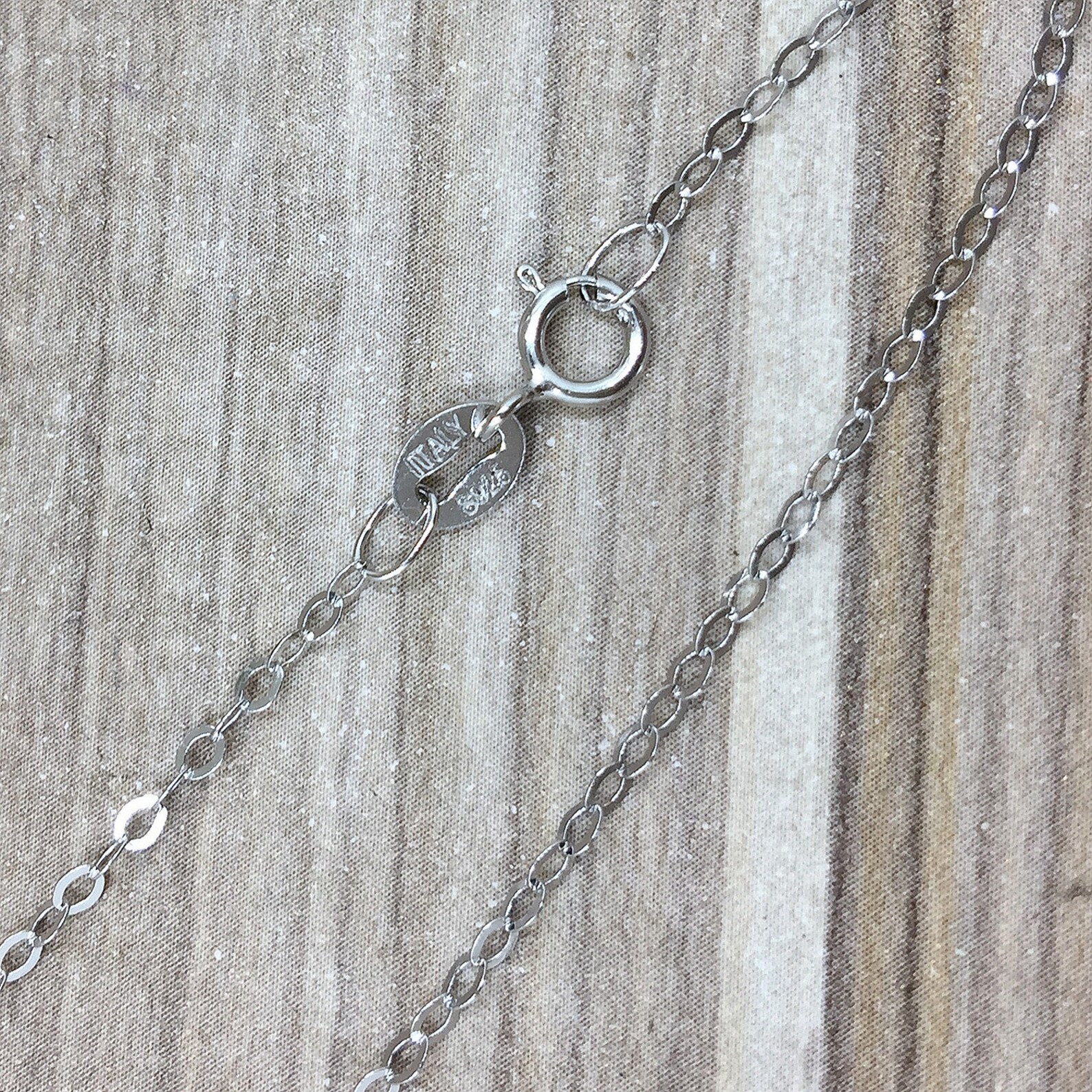 925 Sterling Silver Chain Necklaces 18 Inches Bulk 5 Finished - Etsy