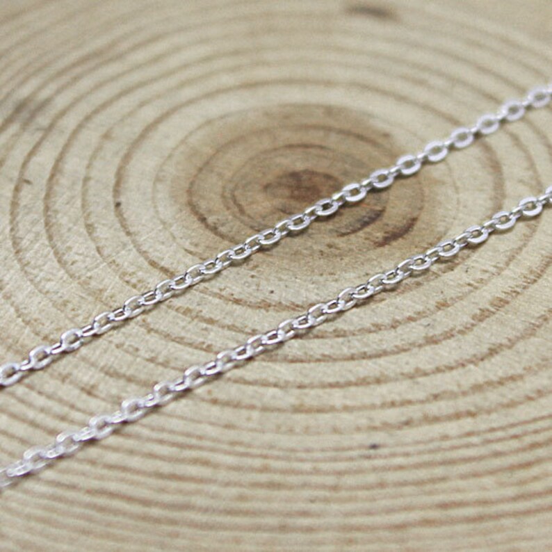 925 Sterling Silver Chain Necklaces 18 Inches Bulk 5 Finished - Etsy
