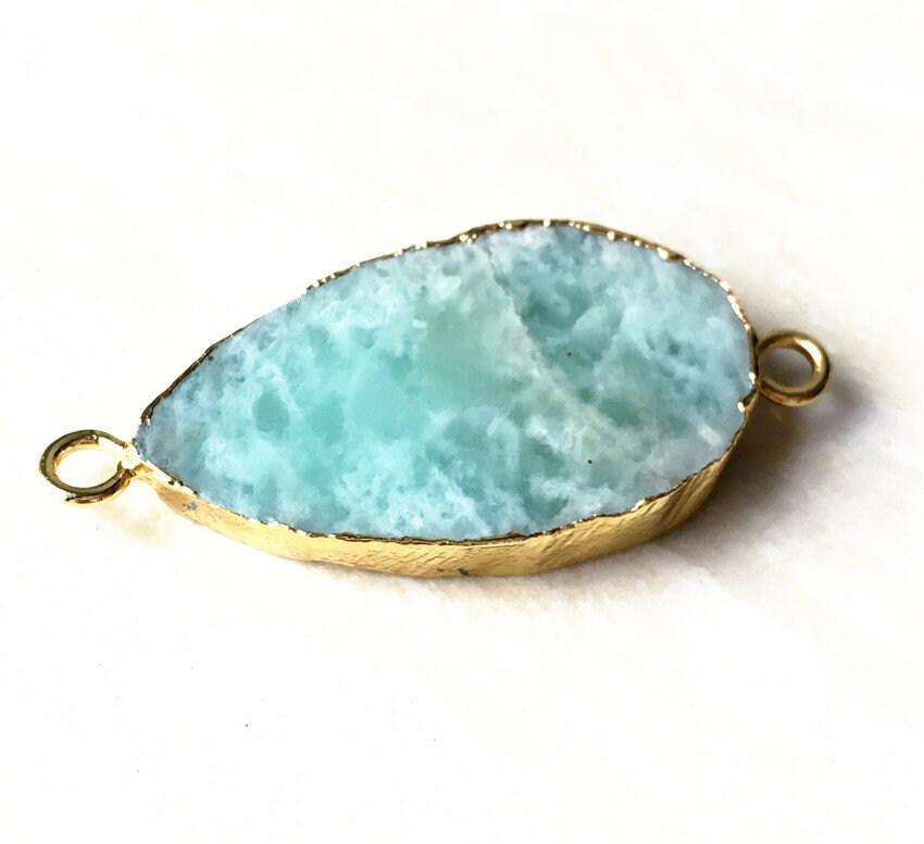 Beautiful Natural Amazonite Pendant Charm Amazonite stone | Etsy