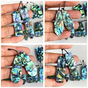 10 Geometric Shaped Abalone Shell for Choose - Natural Abalone Shell ...