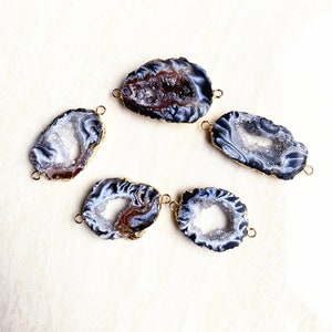 Agate Druzy Occo Geode Slice BEAUTIFUL Agates Crystalized With ...