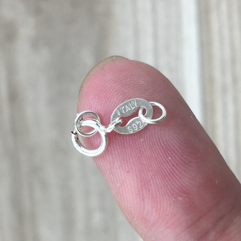 5mm 925 Sterling Silver Spring Ring Closures and 3mm Open Jump - Etsy